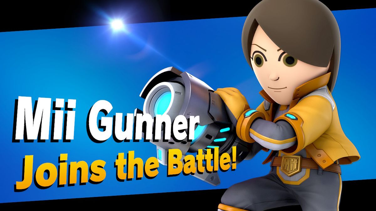 File:Mii Gunner unlock notice SSBU.jpg - SmashWiki, the Super Smash ...