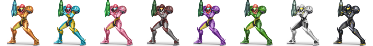 File:Samus Palette (SSBU).png - SmashWiki, the Super Smash Bros. wiki