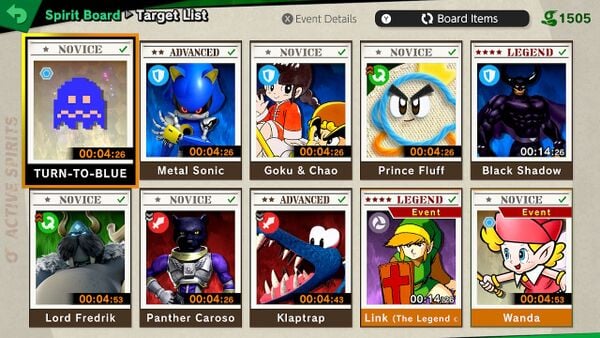 Spirit Board - SmashWiki, the Super Smash Bros. wiki