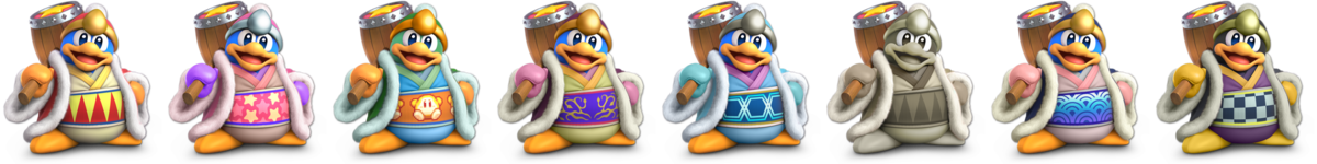 File:King Dedede Palette (SSBU).png - SmashWiki, the Super Smash Bros. wiki