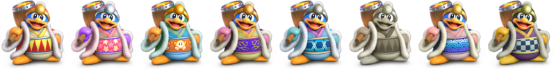 File:King Dedede Palette (SSBU).png - SmashWiki, the Super Smash Bros. wiki
