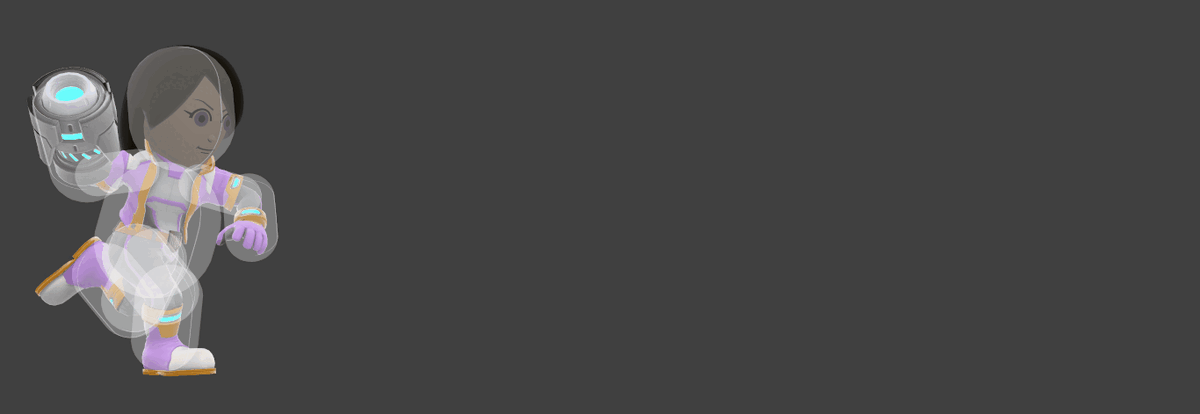 Mii Gunner (SSBU)/Dash attack - SmashWiki, the Super Smash Bros. wiki