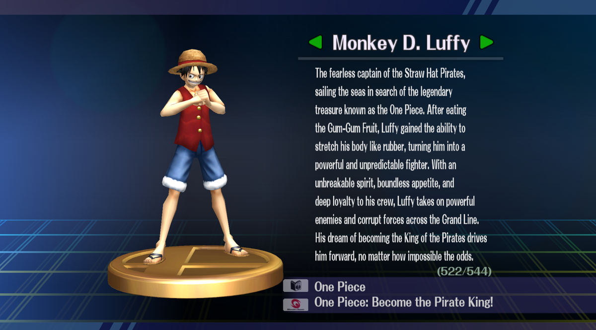 File:ProjectMetaPlusEX MonkeyDLuffy Trophy.png - SmashWiki, the Super ...