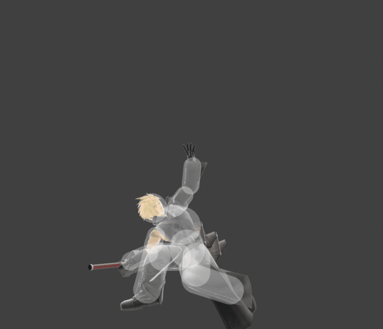 Cloud (SSBU)/Hitboxes - SmashWiki, the Super Smash Bros. wiki