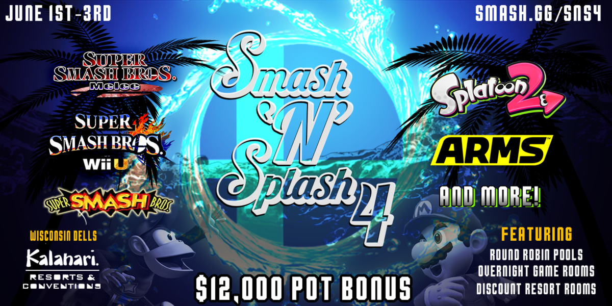 Tournament:Smash 'N' Splash 4 - SmashWiki, the Super Smash Bros. wiki