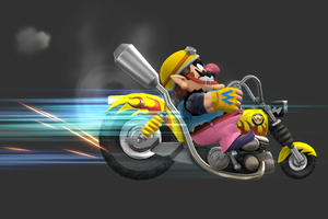 Wario Bike - SmashWiki, the Super Smash Bros. wiki