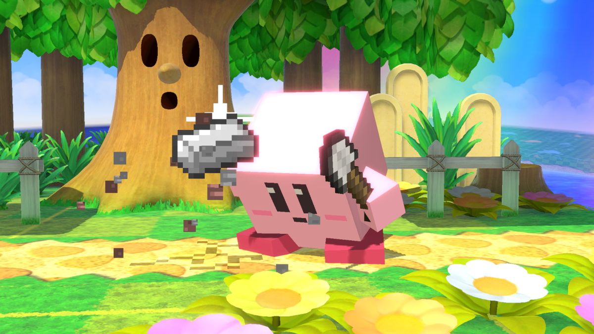 File:SSBU Steve Kirby.jpg - SmashWiki, the Super Smash Bros. wiki