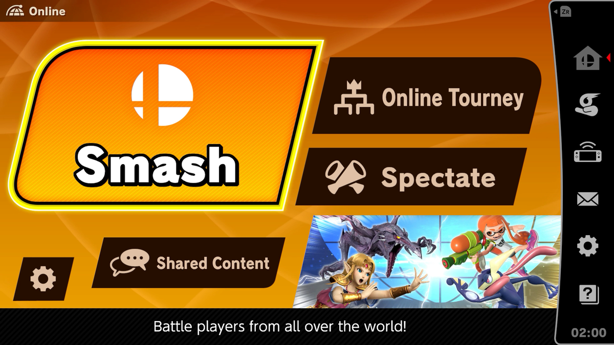 File:OnlineMenuUltimate.png - SmashWiki, the Super Smash Bros. wiki