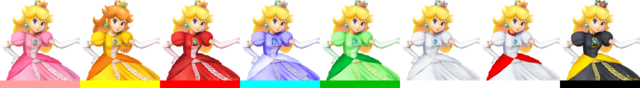 File:Peach Palette (SSB4).png - SmashWiki, the Super Smash Bros. wiki